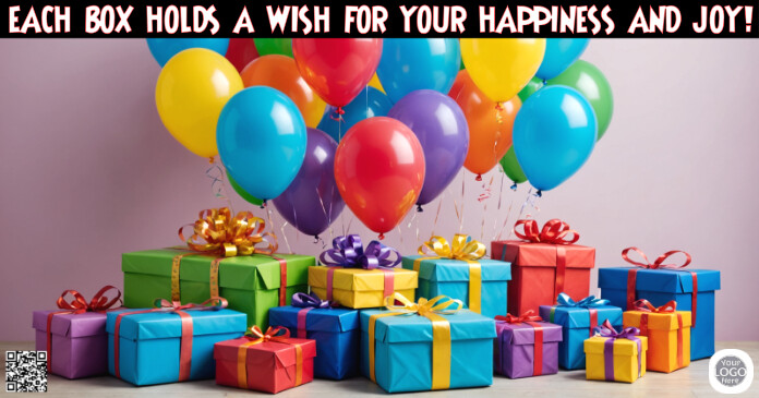 EACH BOX HOLDS A WISH FOR YOUR HAPPINESS AND JOY BIRTHDAY WEDDING GET ...