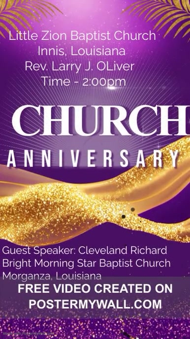 Church Anniversary | PosterMyWall