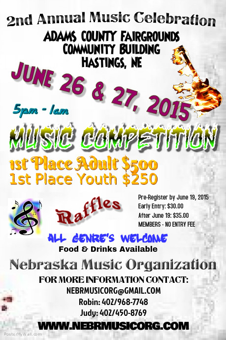 Music Celebration & Competition | PosterMyWall