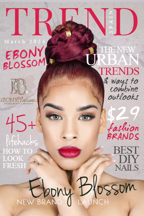 Ethnic Fashion Magazine Cover | PosterMyWall