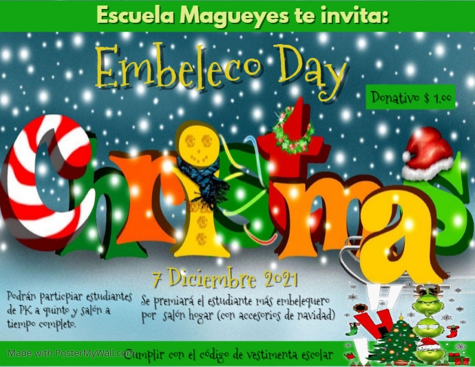 Embeleco day Navidad | PosterMyWall