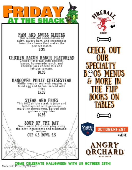 OCTOBER FRIDAY | PosterMyWall