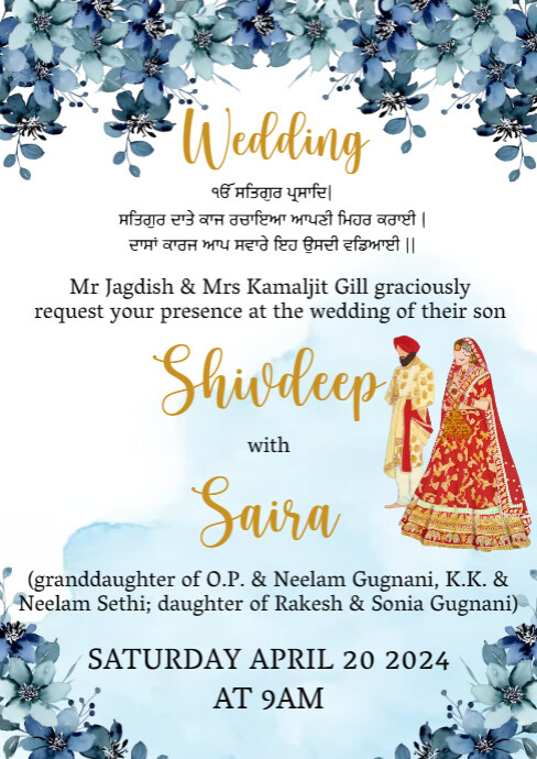 Copy of Ash Wedding (2) | PosterMyWall