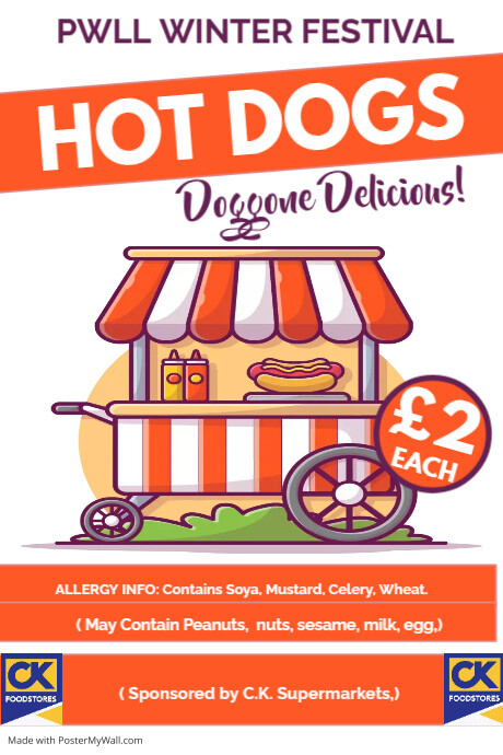 Free Hot Dog Ad Template | PosterMyWall