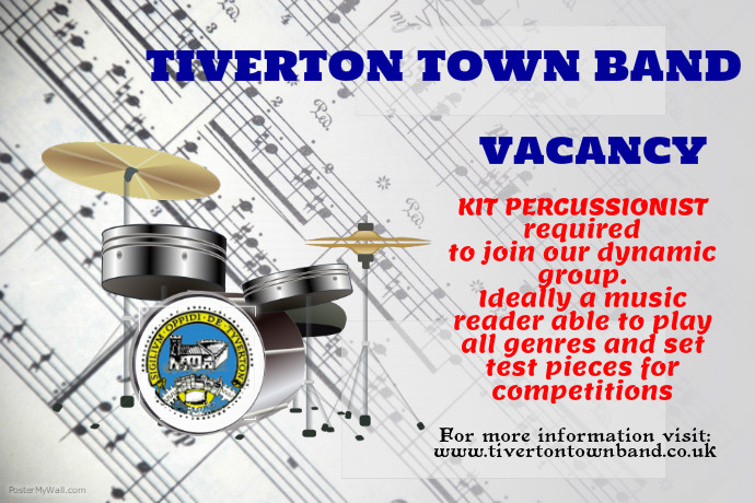 percussionist vacancy | PosterMyWall