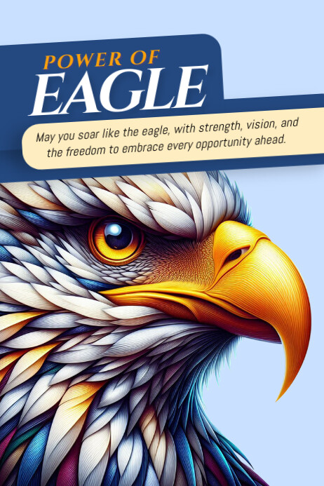 Eagle Template | PosterMyWall