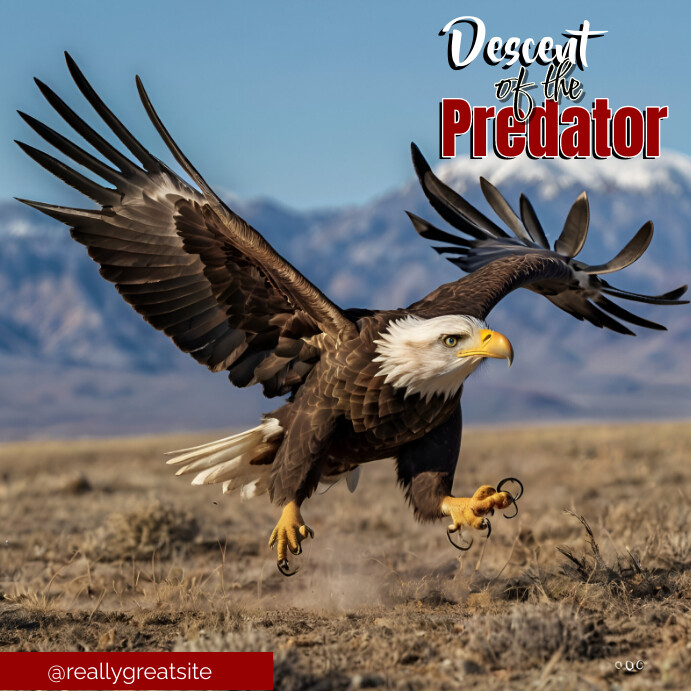 Eagle Template | PosterMyWall