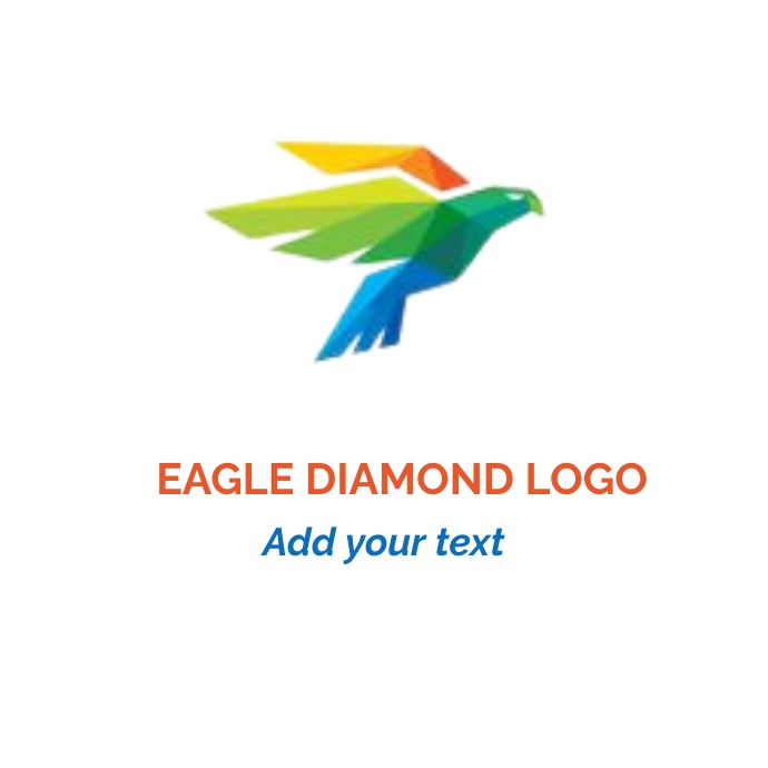 eagle diamond logo Template | PosterMyWall