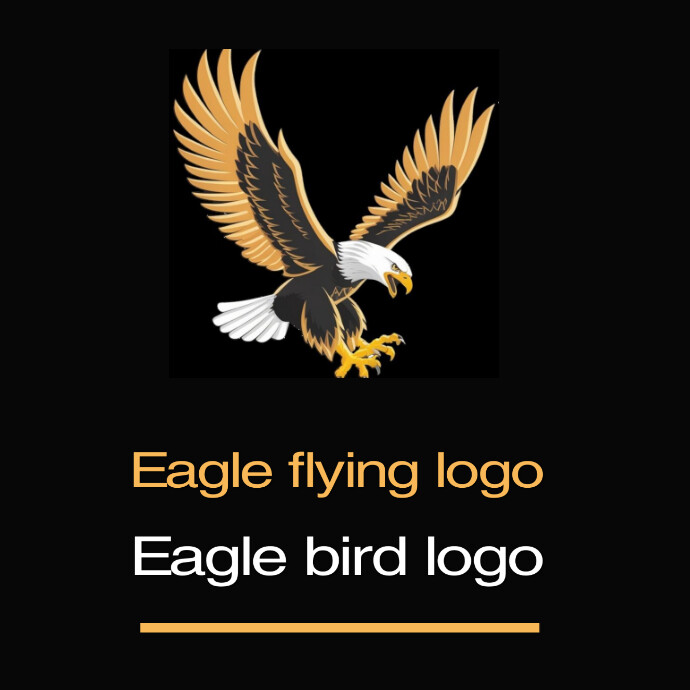 Eagle flying logo Template | PosterMyWall
