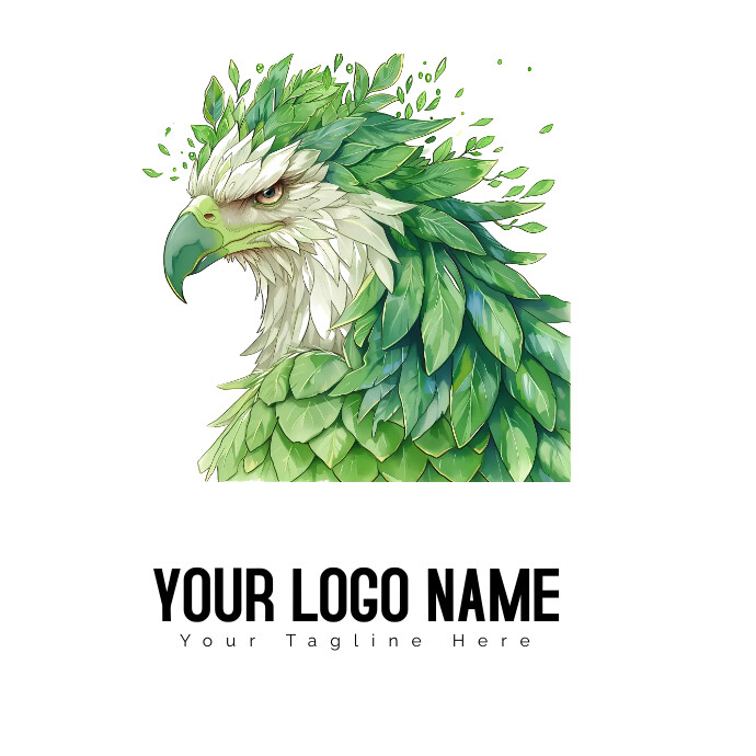 Eagle Leaves Template | PosterMyWall