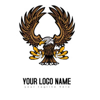 Eagle illustration Template | PosterMyWall