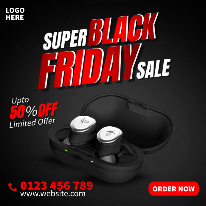 Earbuds Ads Template | PosterMyWall