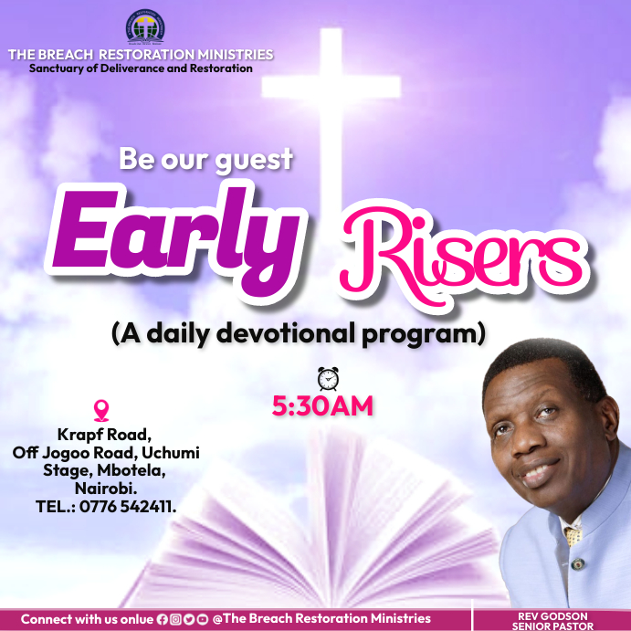 Modèle Lève-tôt | PosterMyWall