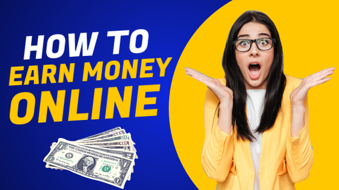 Copy of Earn Money Online YouTube Thumbnail Designs | PosterMyWall