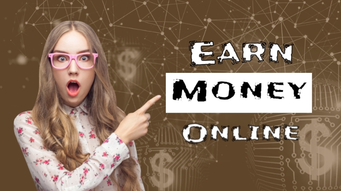 Earn money online YouTube thumbnail template. | PosterMyWall