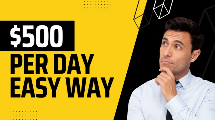 Earn money youtube thumbnail Template | PosterMyWall