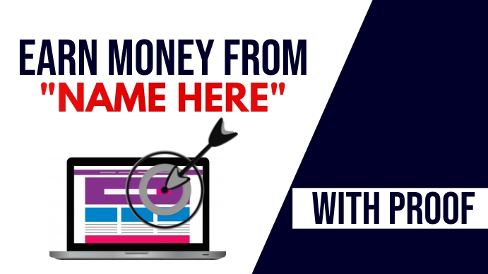 EARN MONEY YOUTUBE THUMBNAIL Template | PosterMyWall