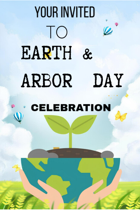 Copy of earth arbor day | PosterMyWall