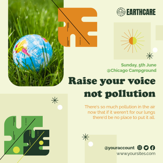 Copy of Earth Care Event | PosterMyWall