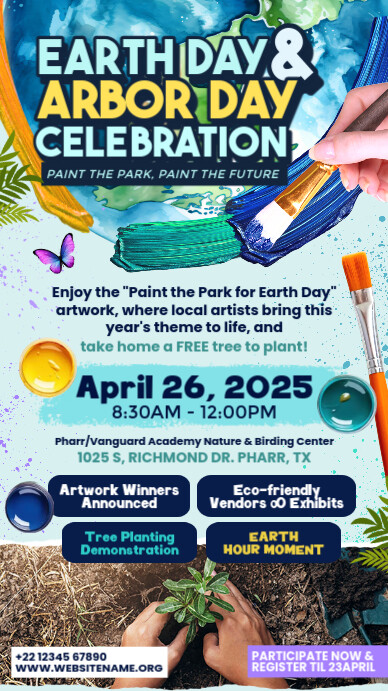 Copy of Earth Day & Arbor Day Celebration Event Template | PosterMyWall
