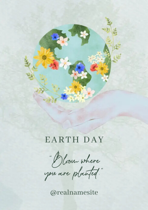 Earth Day A4 Template | PosterMyWall