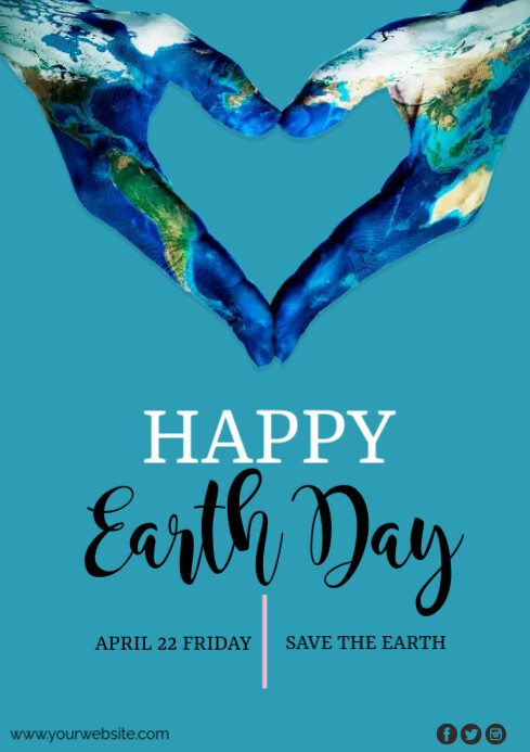 EARTH DAY A4 TEMPLATE.E | PosterMyWall