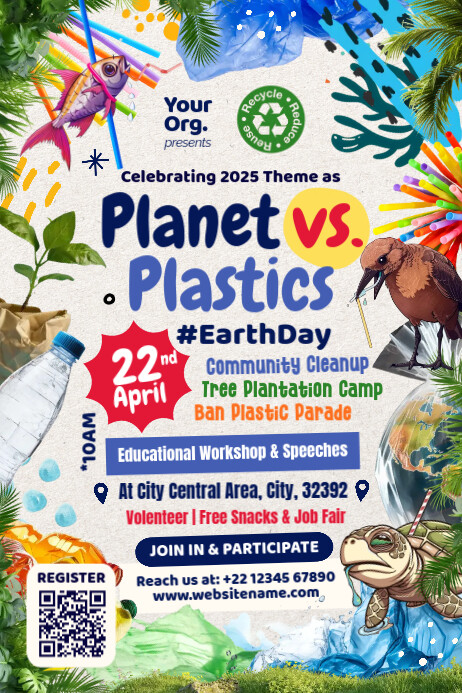 Earth Day Celebration Poster Template | PosterMyWall