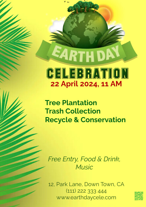 Earth Day Template | PosterMyWall