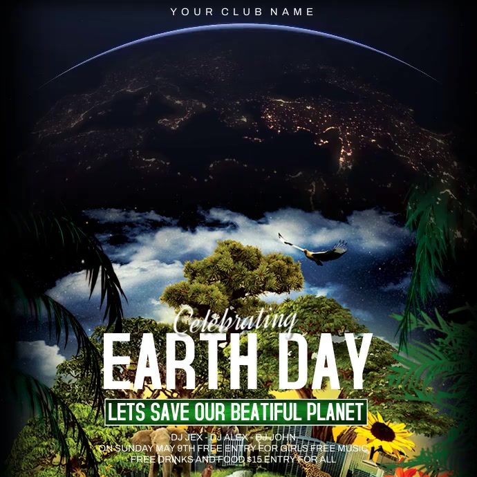 Earth Day Template | PosterMyWall