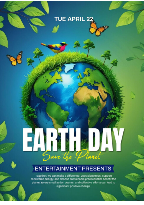 Earth day Templat | PosterMyWall