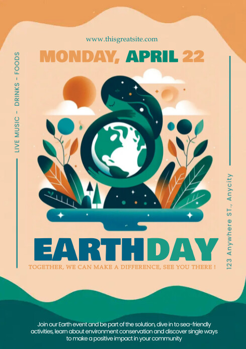 Earth Day Event Flyer Templat | PosterMyWall