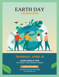 Earth Day Party Flyer Template | PosterMyWall