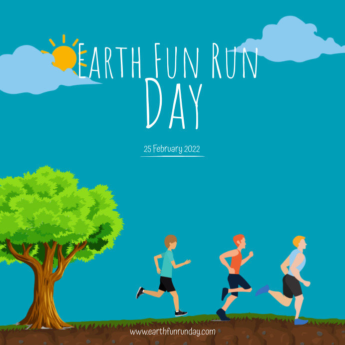 Earth Fun Run Days Template | PosterMyWall