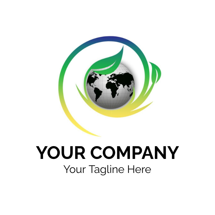 Earth Global Logo For Company | Nature Earth Templat | PosterMyWall