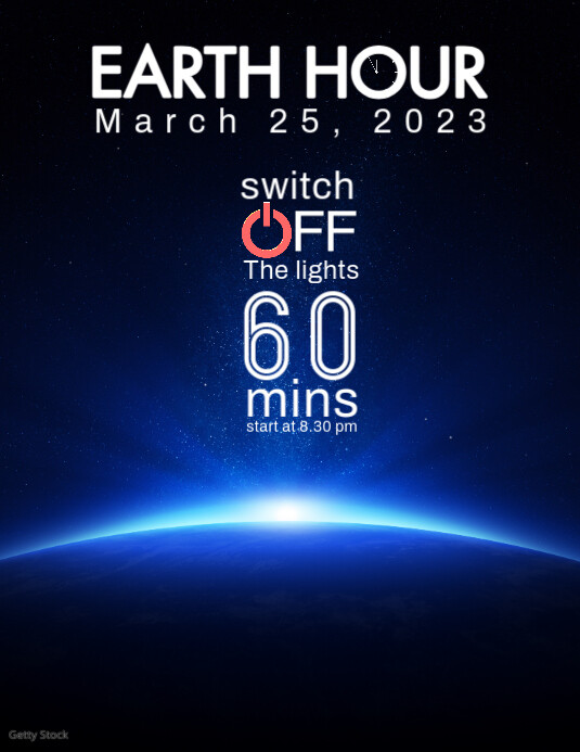 EARTH HOUR 2023 Template | PosterMyWall