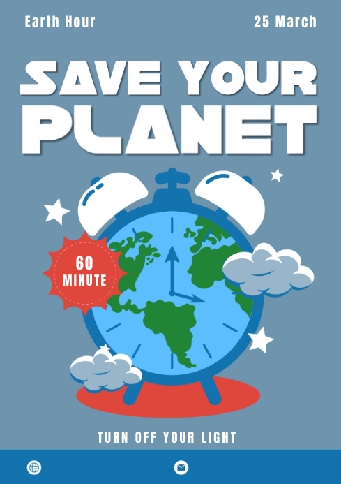 Earth Hour Template | PosterMyWall