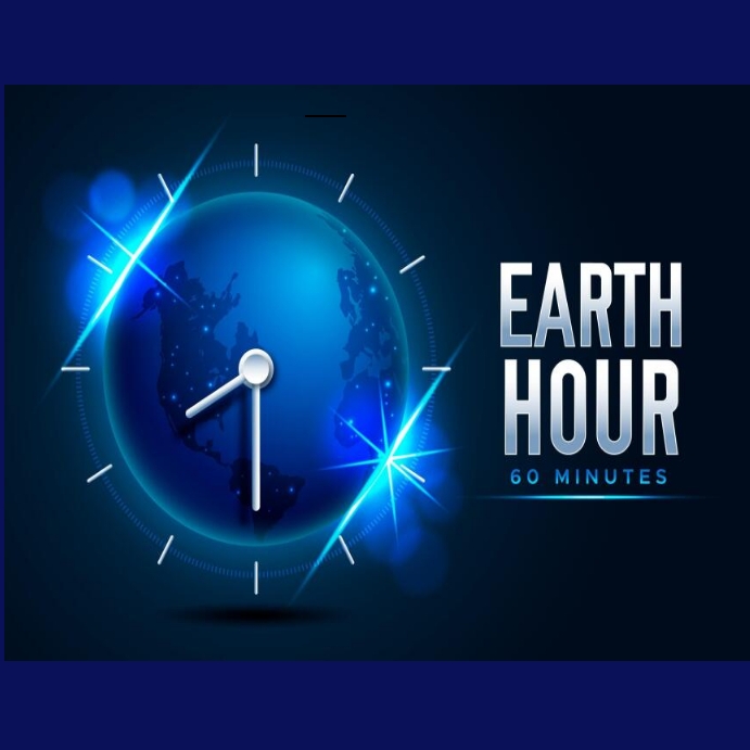 Earth hour poster design template | PosterMyWall