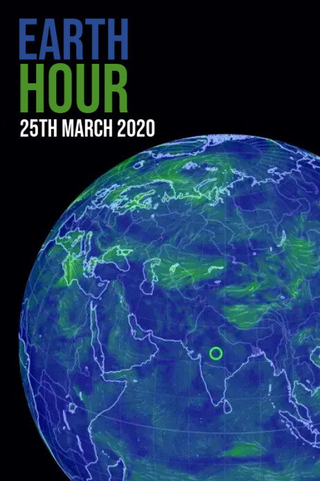 Earth Hour Template | PosterMyWall