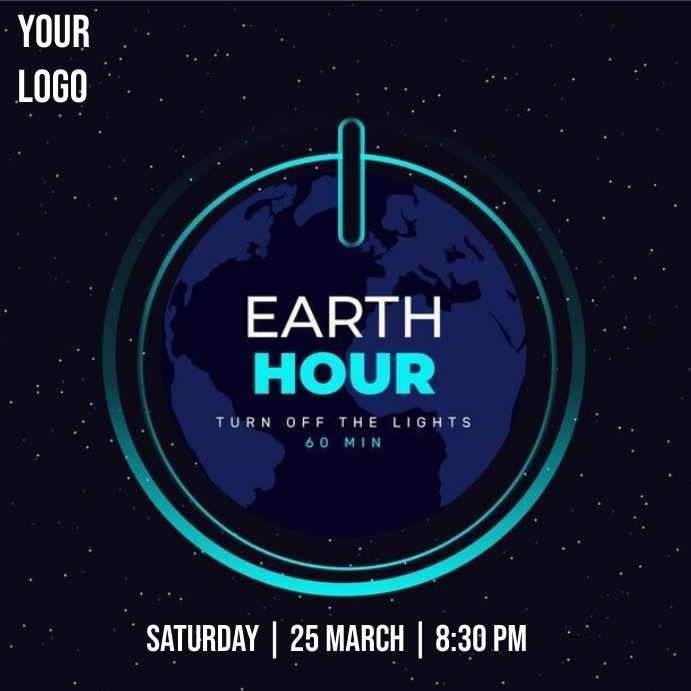 Copy of Earth hour template poster | PosterMyWall