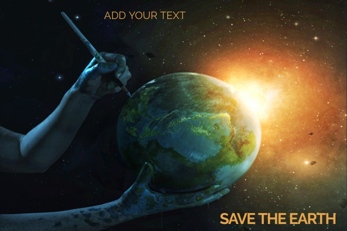 EARTH POSTER Template | PosterMyWall