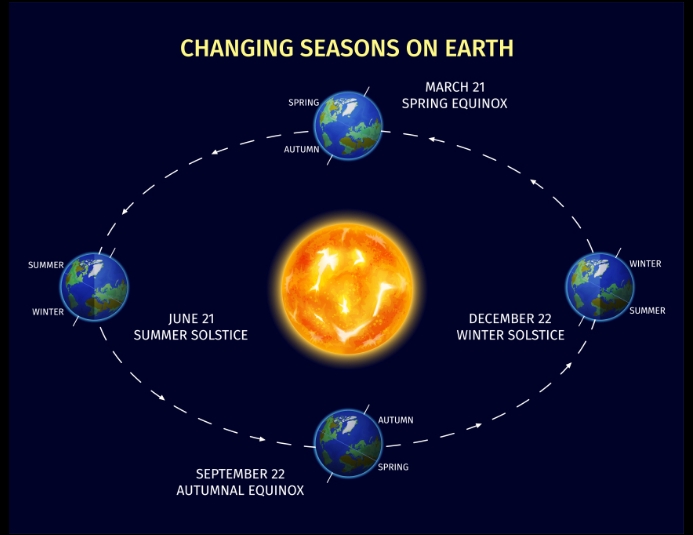 Earth seasons realistic poster illustration Template | PosterMyWall