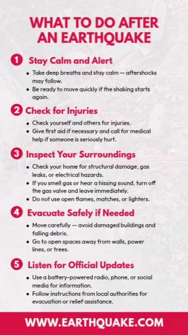 Earthquake Ads Template | PosterMyWall