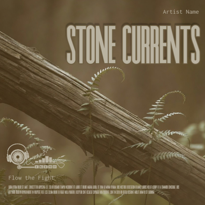 Earthy Organic Indie Sleaze Alternative Album Cover Template for Rock ...