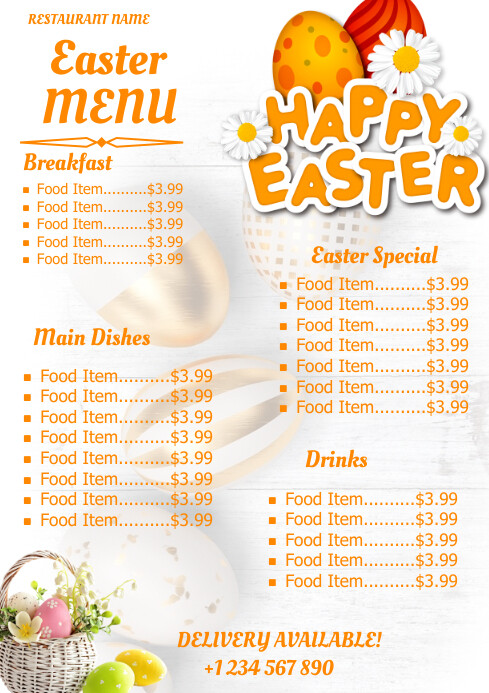 Plantilla de Rmenu | PosterMyWall