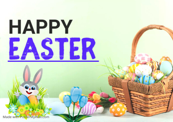 Copy of easter, easter egg hunt, happy easter | PosterMyWall
