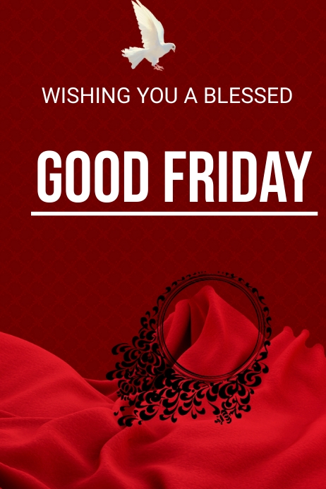 Easter, good friday, good friday service Template | PosterMyWall