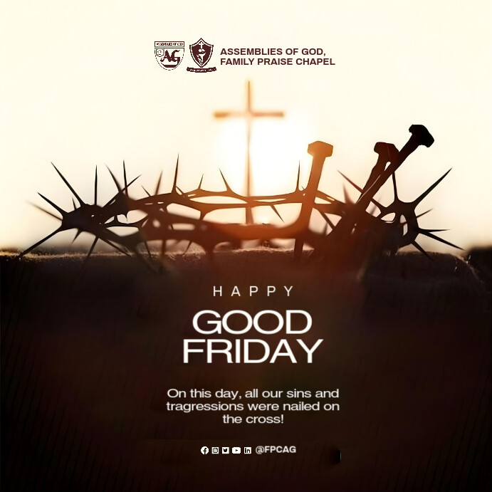 Easter, Good Friday Poster Template | PosterMyWall