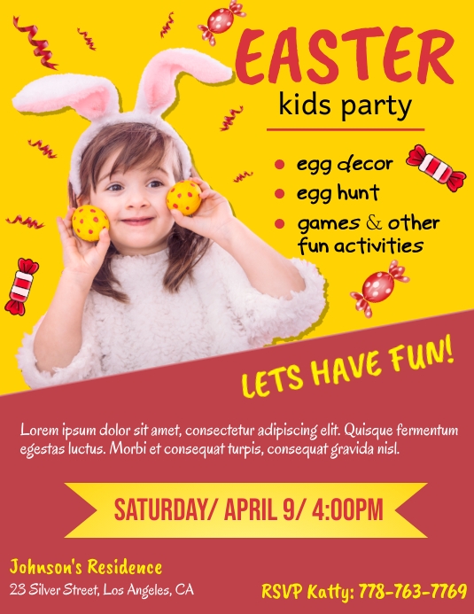 Easter, Party Template | PosterMyWall