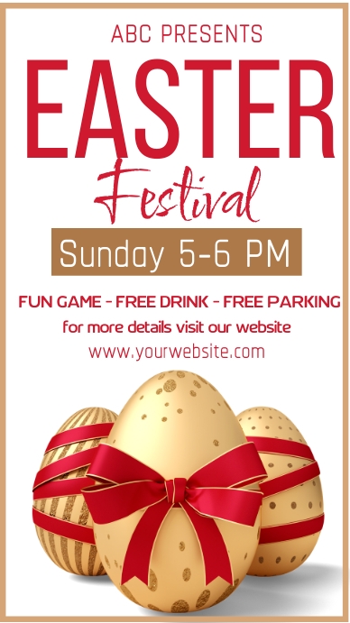 Copy of Easter, spring, event | PosterMyWall