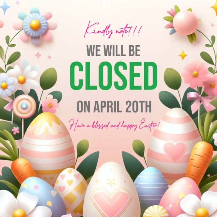 Modèle Easter ad template | PosterMyWall